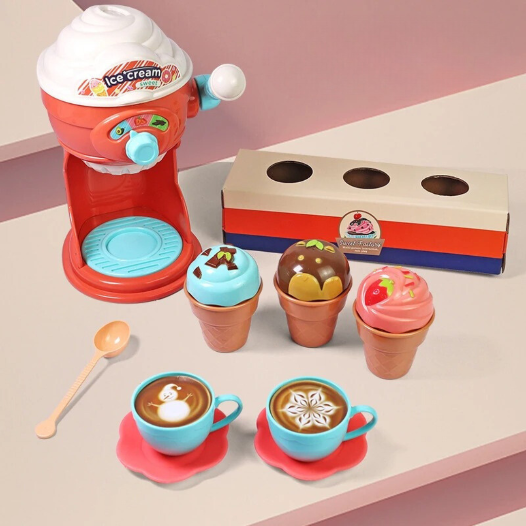 Ice Cream Maker Set™ - Kleine Eiskünstler - Eiscrememaschine Spielset ...