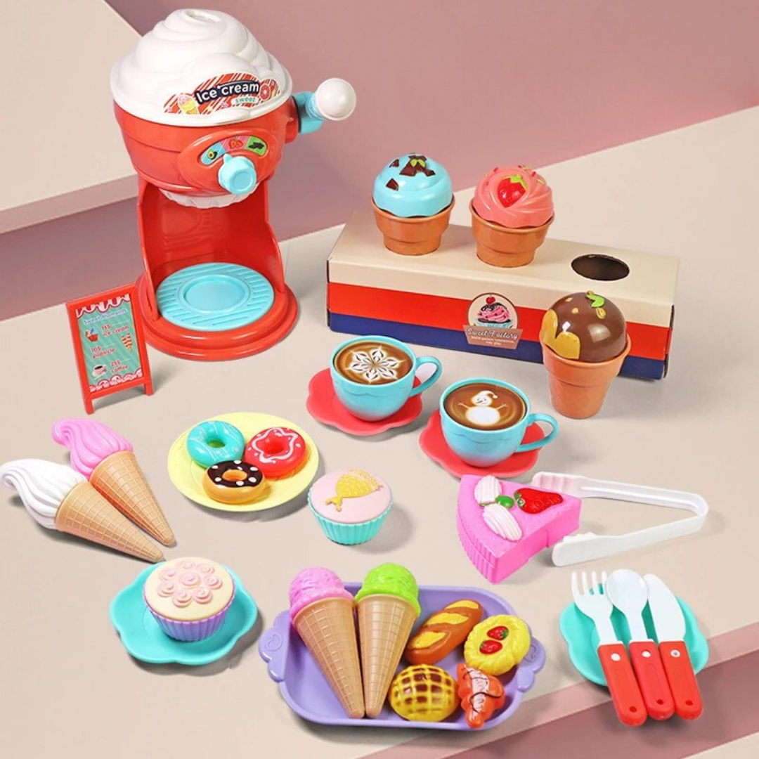 Ice Cream Maker Set™ - Kleine Eiskünstler - Eiscrememaschine Spielset ...